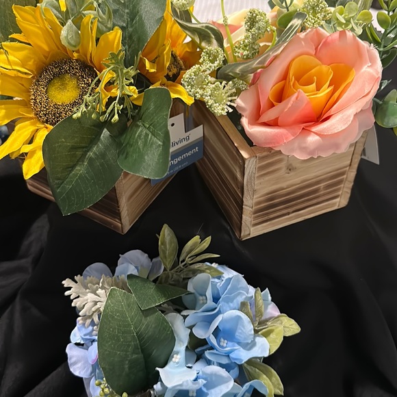 True Living | Accents | True Living Artificial Floral Arrangement Set ...